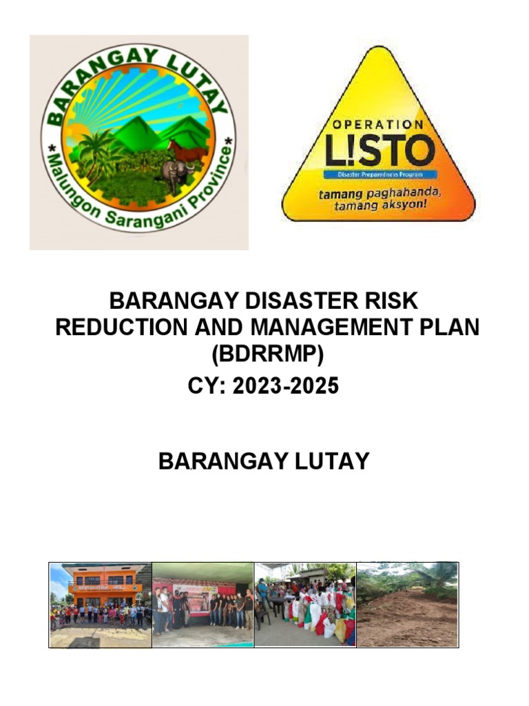 Brgy - Lutay Reviewed BDRRMP 2023 2025 | PDF | Emergency Management ...