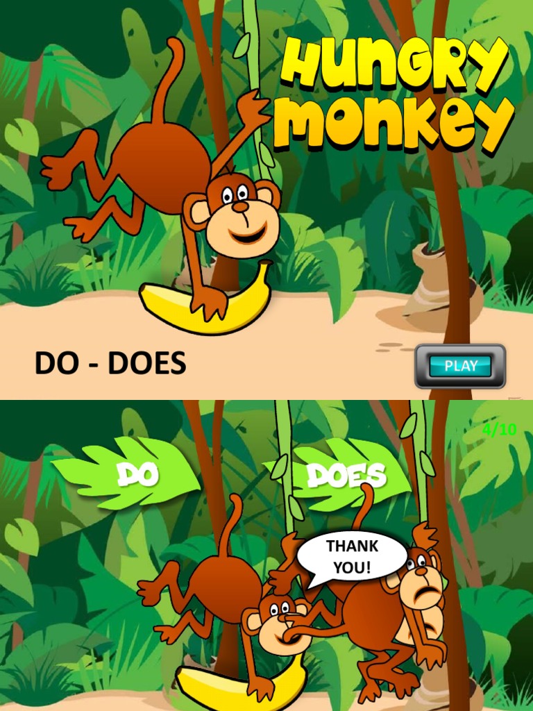 DO Does Hungry-Monkey-Fun-Hala | PDF | Language Arts & Discipline