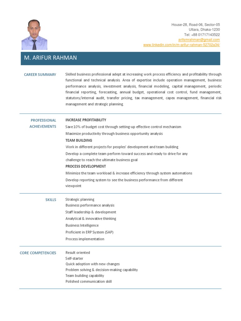 Resume Arif 220301 | PDF | Audit | Taxes