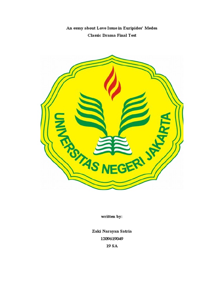 Zaki Narayan Satria 1209619049 19SA UAS Classic Drama | PDF | Jason