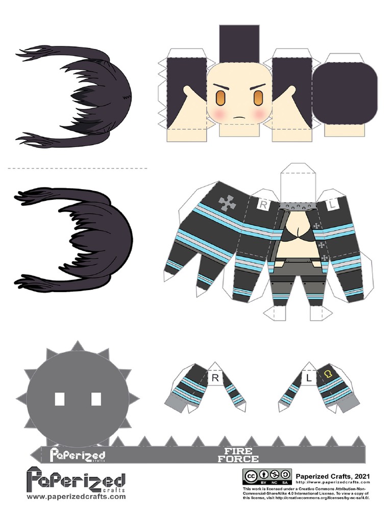 Fire Force - Tamaki Kotatsu Papercraft | PDF