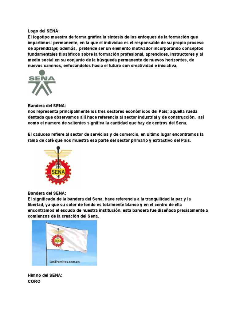 Significado de los símbolos del SENA | PDF | Colombia | Paz