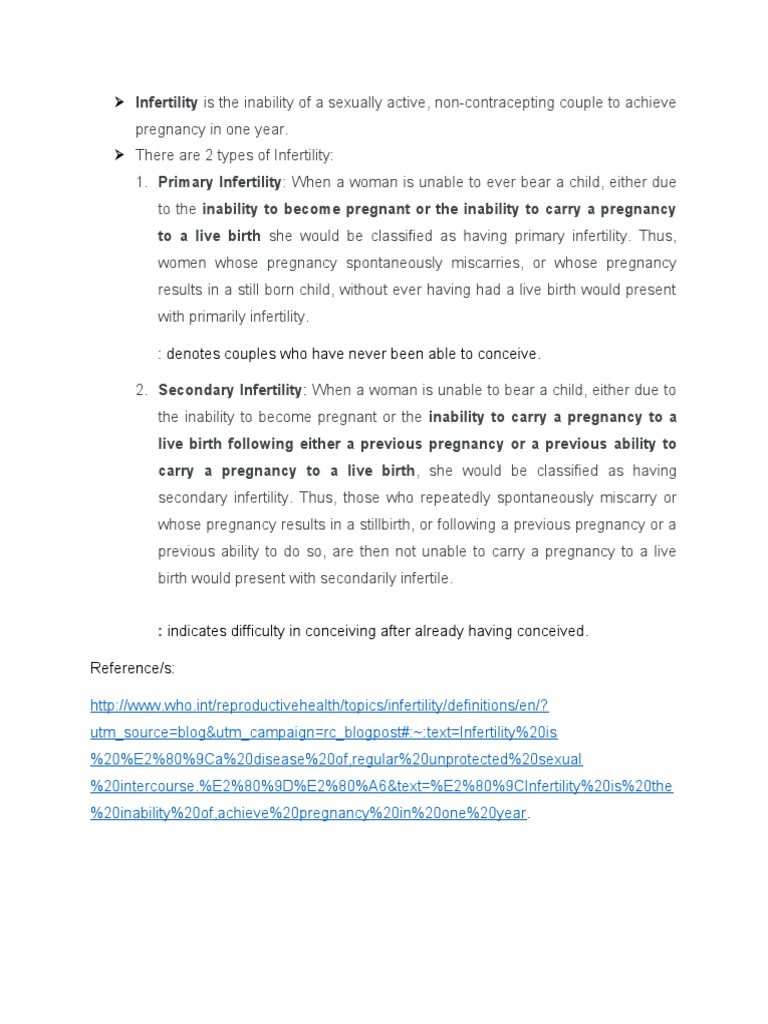 Infertility | PDF | Infertility | Fertility