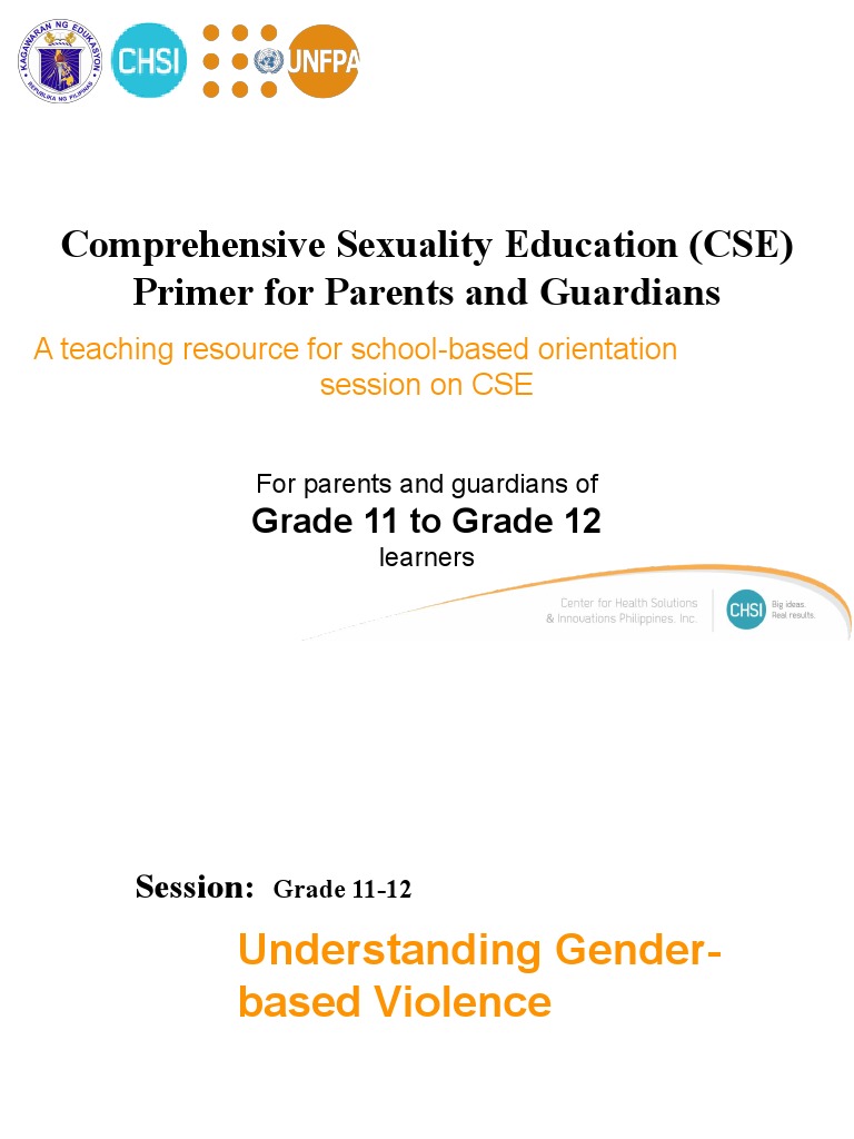 CSE Primer 4 G11 To G12 Slide Support | PDF | Consent | Violence
