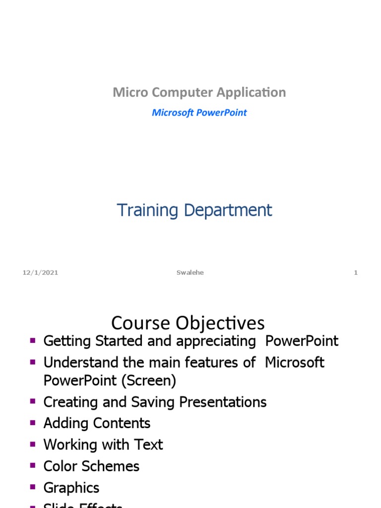 Powerpoint 2021 | PDF | Microsoft Power Point | Menu (Computing)
