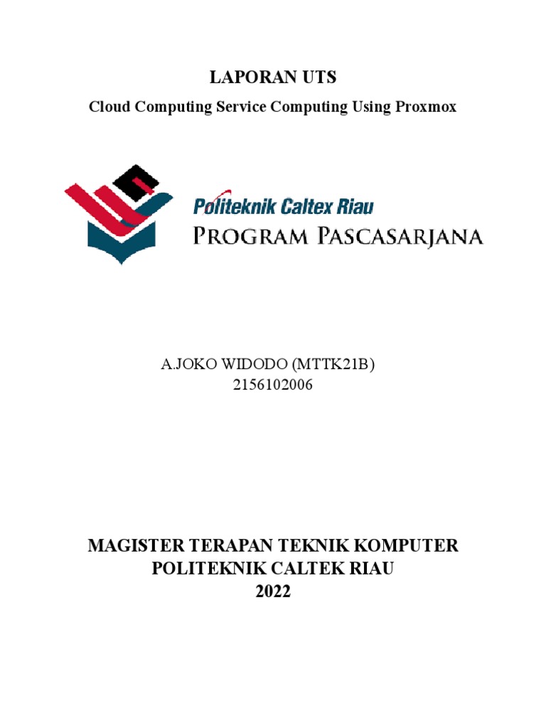 Laporan Uts Proxmox Joko | PDF | Komputer