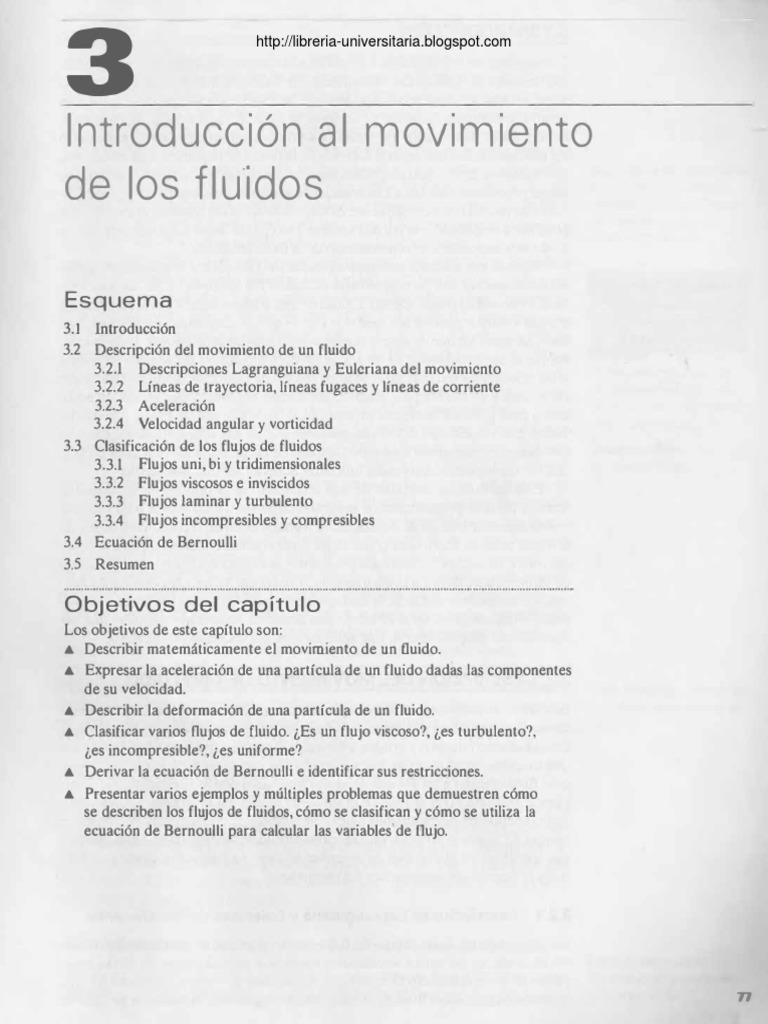 Cap. 3 | PDF | Aceleración | Mecánica de fluidos