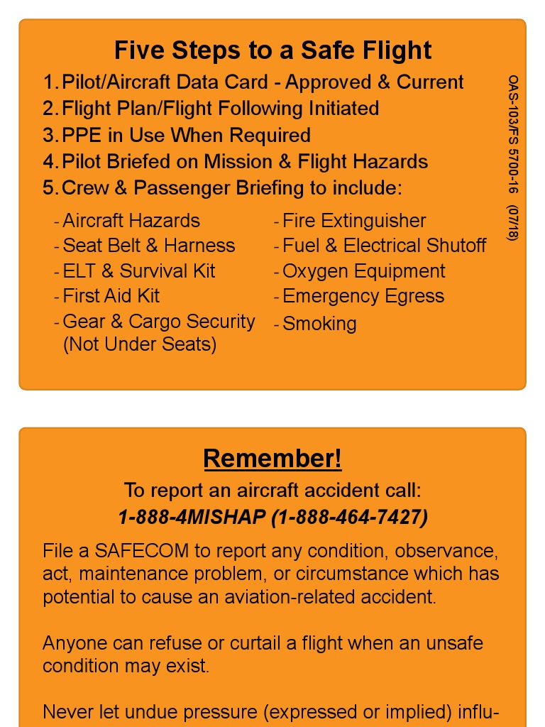 Aviation Safety Cards | PDF | Aviation Safety | Risk Assessment