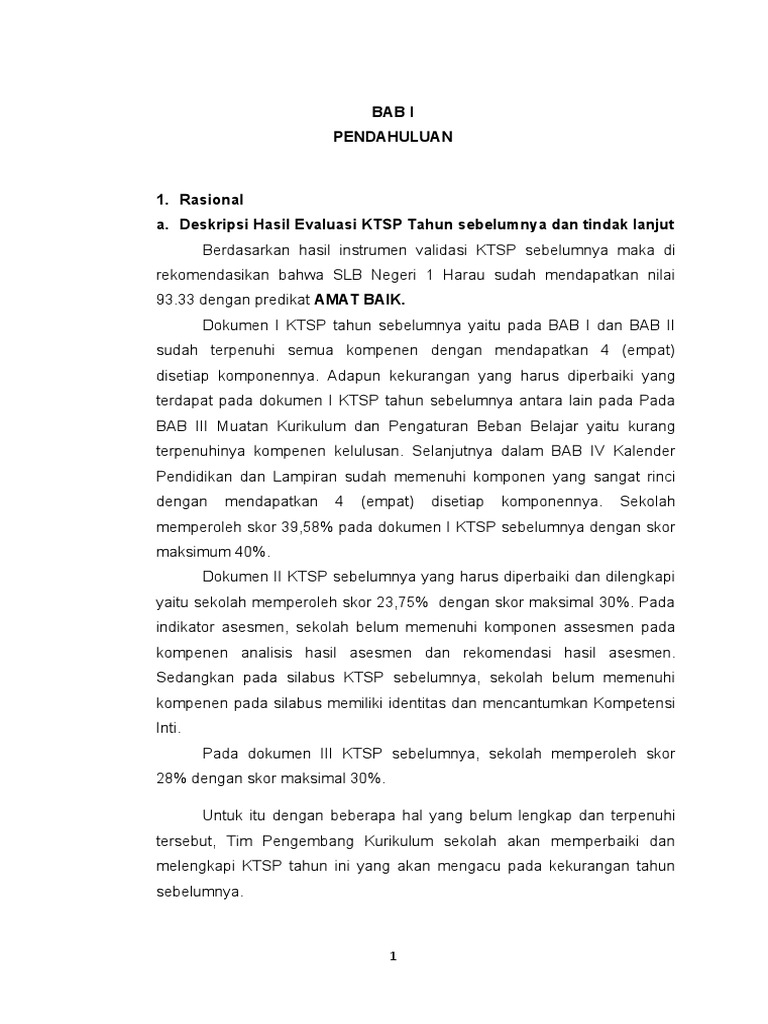 Bab I Pendahuluan | PDF