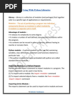Using Python Libraries Class 12 Cs Python Notes | PDF | Python ...