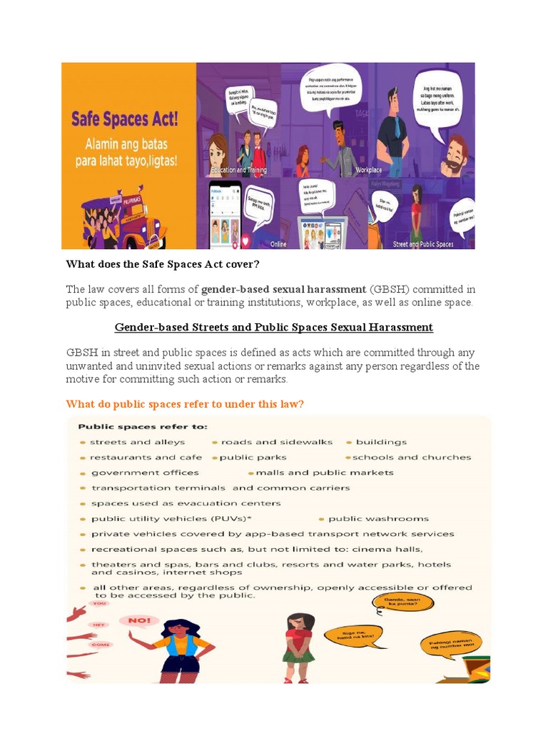Safe Spaces Act | PDF