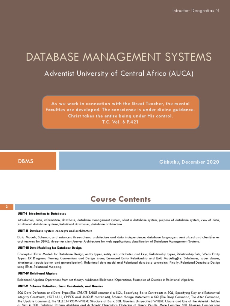 Chap 1 - Database and Database Users | PDF | Databases | Relational Model