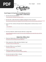 Charlotte's Web Chapter 6 Summary | PDF | Hay | Flowers