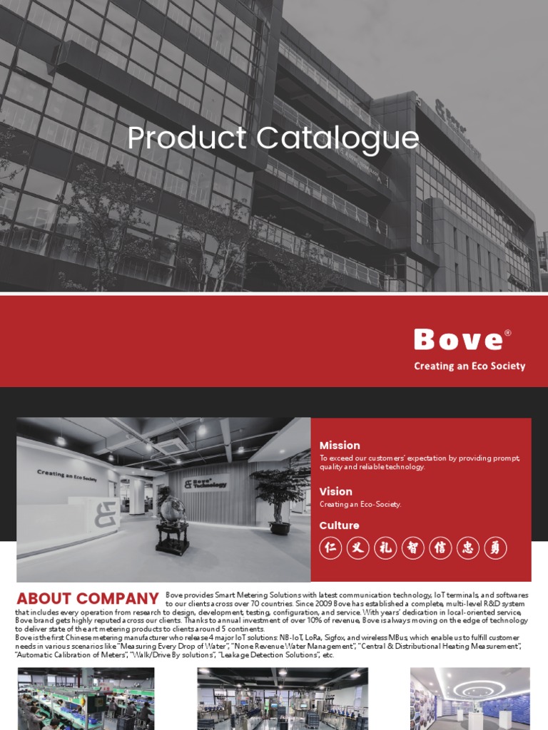 Bove Technology Product Catalogue | PDF | Flow Measurement | Internet ...