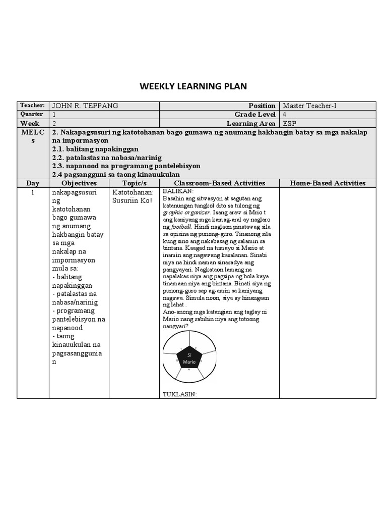 WLP - Q1 - W2 - G4 Sample | PDF