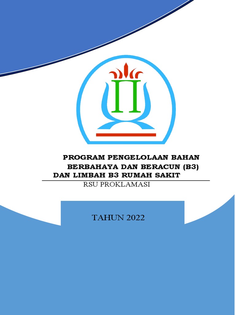 Program Pengelolaan Bahan Berbahaya Dan Beracun (B3) RSUP | PDF