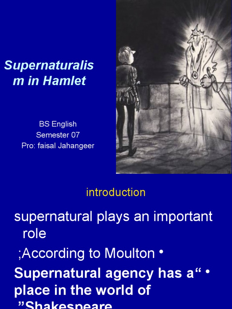 Supernaturalism in Hamlet | PDF | Ghosts | Hamlet