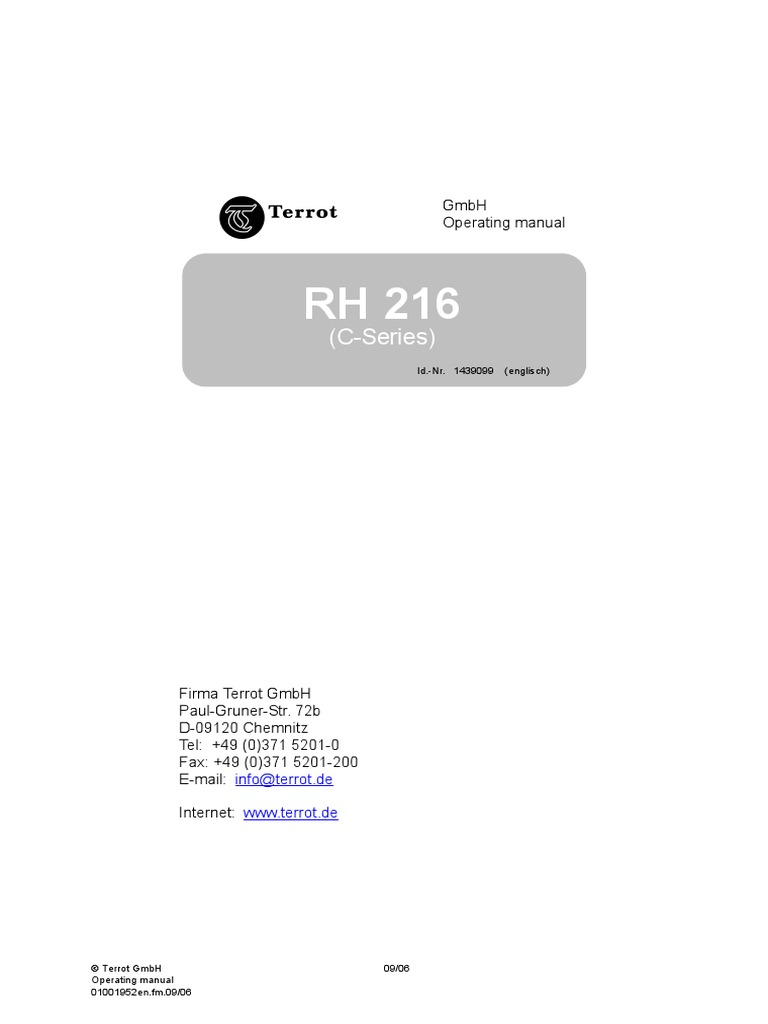 rh216c Manual | PDF | Knitting | Safety