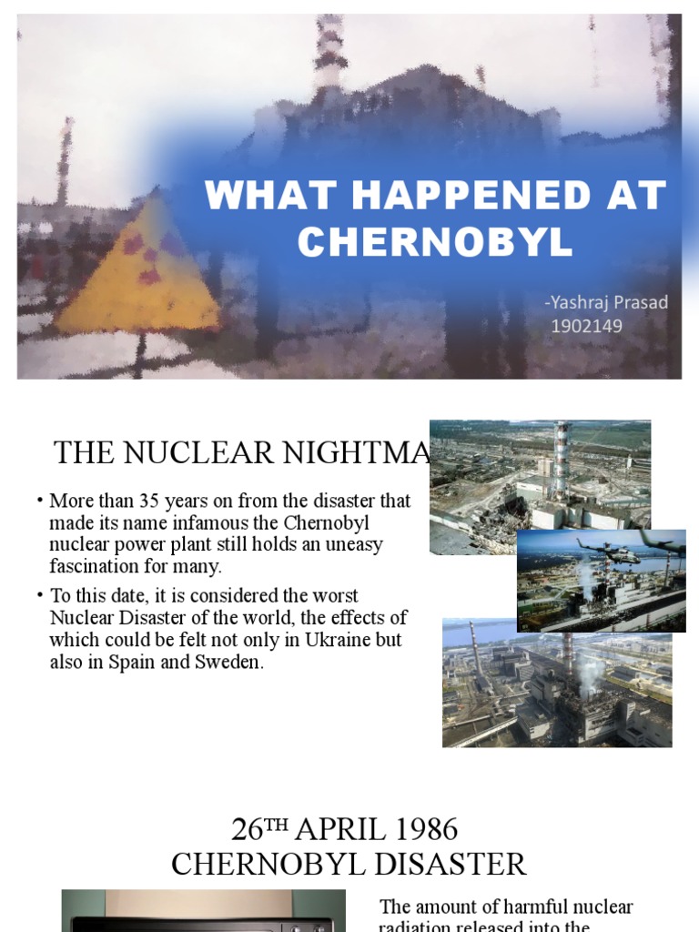 Chernobyl Disaster Ppt Pple 1902149 Pdf Nuclear Reactor Nuclear