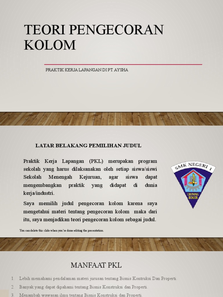 Teori Pengecoran Kolom | PDF