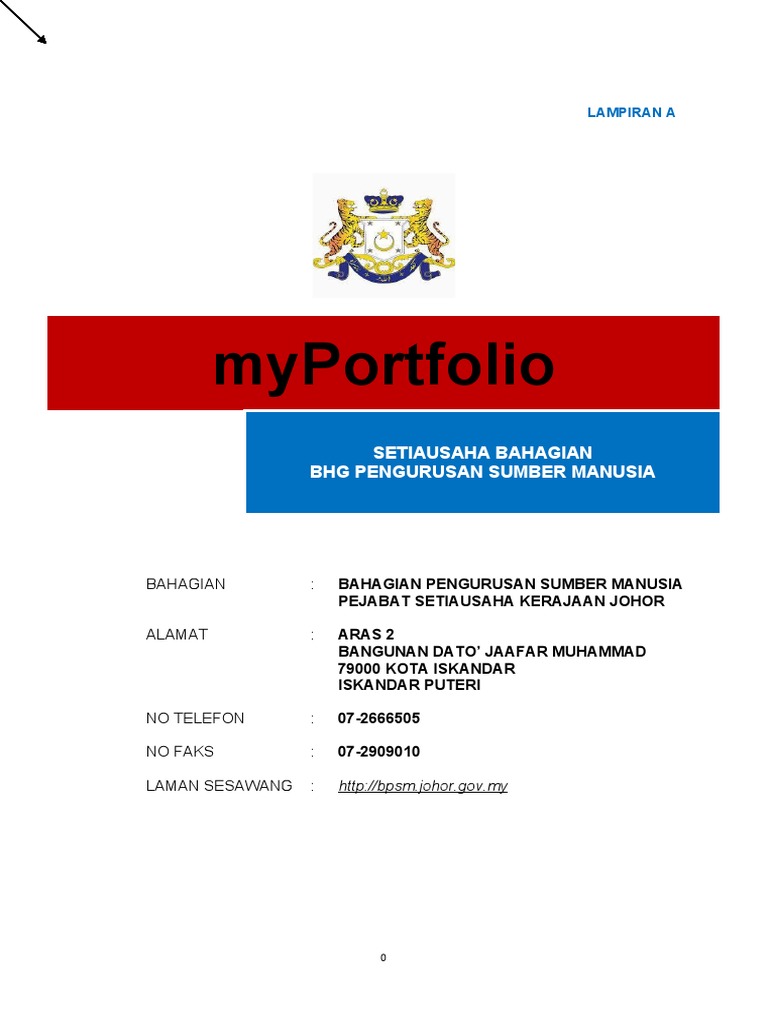 contoh myportfolio (1) | PDF