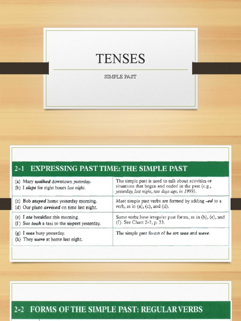 Day 8 Simple Past | PDF