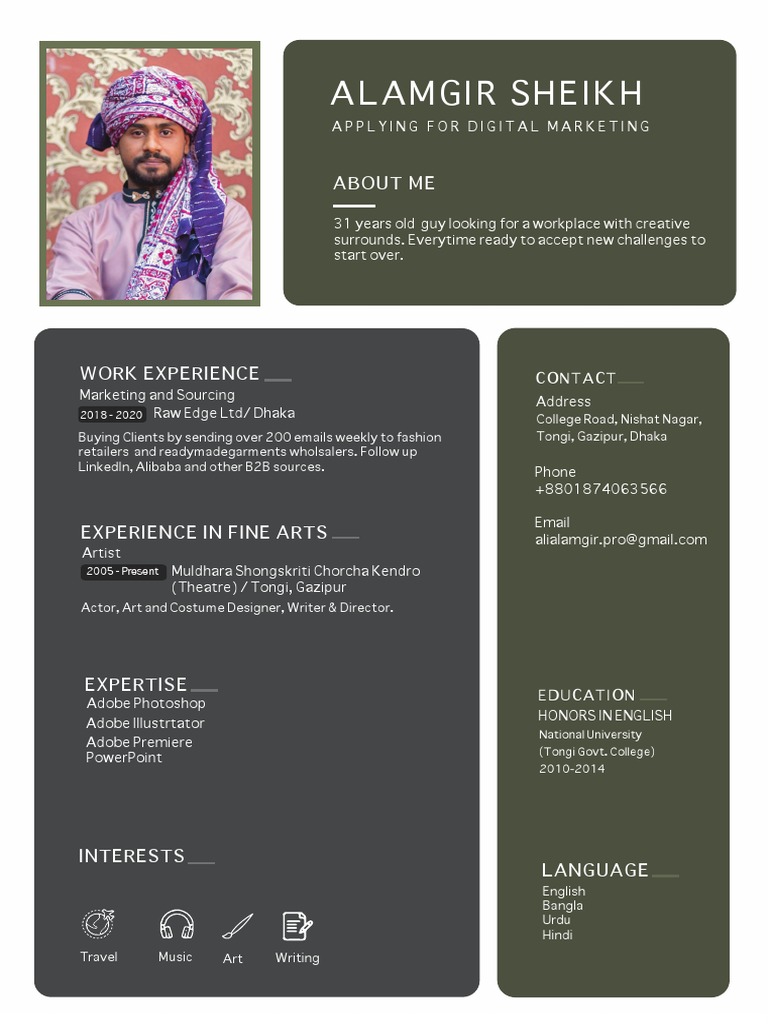 CV Alamgir Sheikh | PDF
