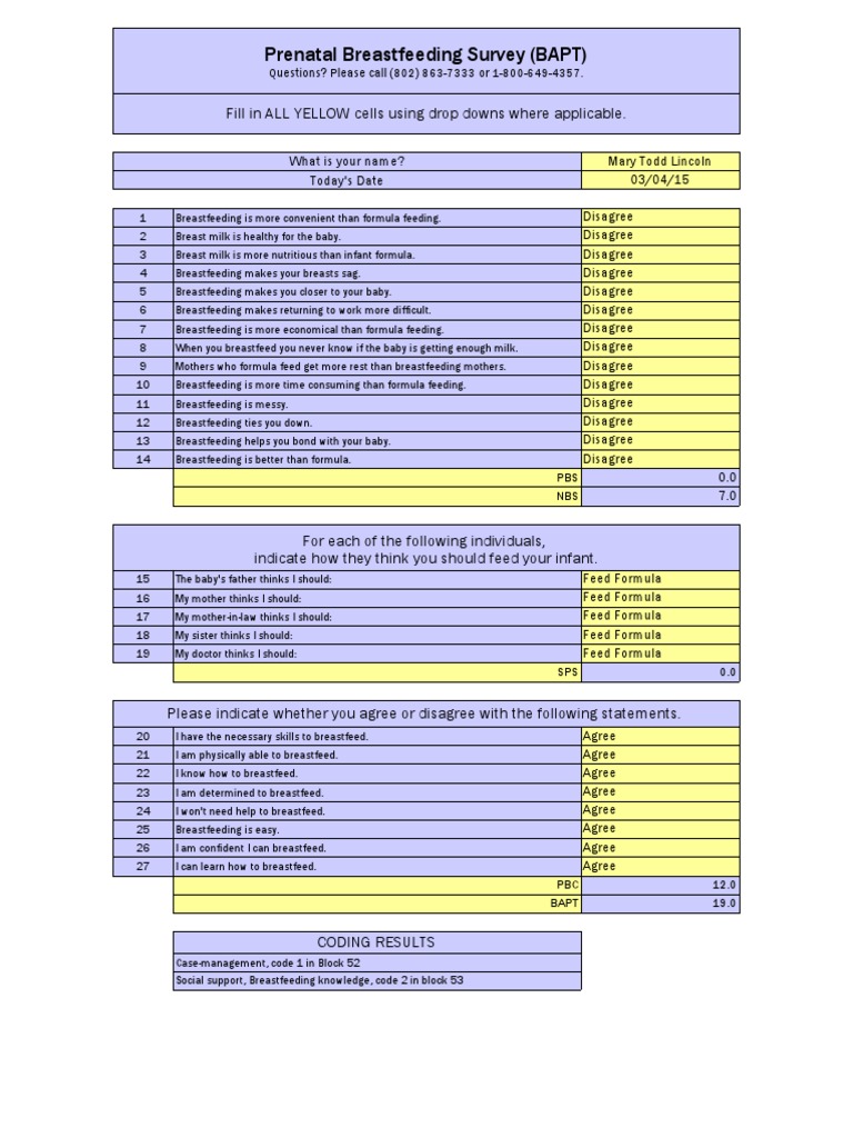 Bapt Tool | PDF | Breastfeeding | Breast Milk