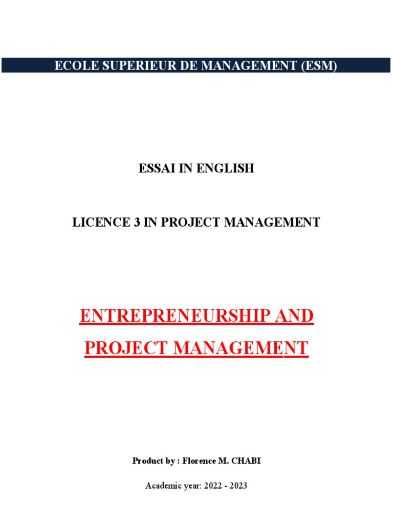 Exposee Anglais | PDF | Entrepreneurship | Economies