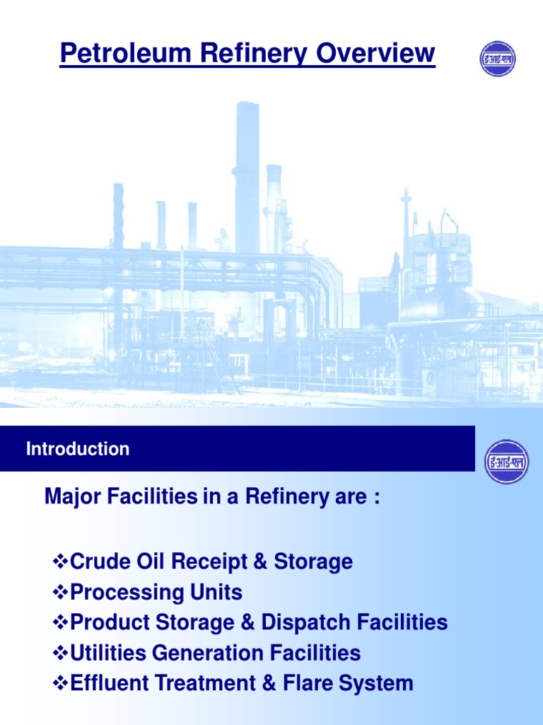 Petroleum Refinery Overview Pdf Cracking Chemistry Petroleum