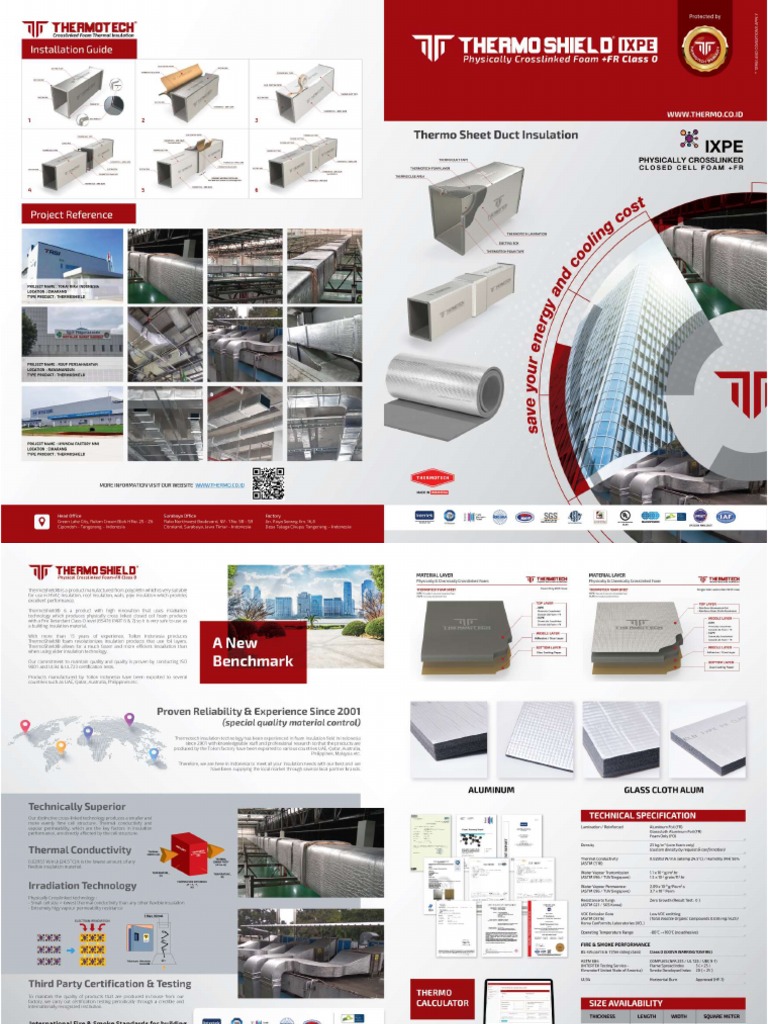 Brosur Ducting IXPE Thermoshield 2022 | PDF
