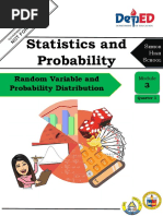 Statistics - Probability - Q3 - Mod1 - Random Variables and Probability Distributions | PDF ...