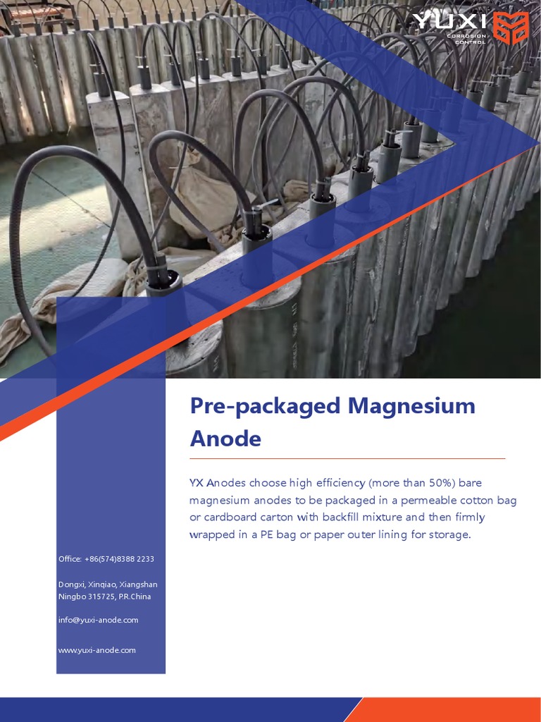Prepackaged Magnesium Anode | PDF | Welding | Construction