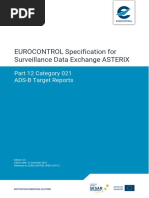 EUROCONTROL ASTERIX CAT021 V0.26 2005 (ADS-B Messages) | PDF ...