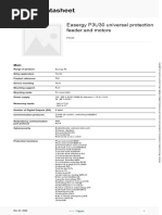 PowerLogic P3U30 Relay Specs Guide | PDF | Relay | Sustainability