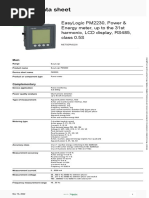 iEM3255 Energy Meter Datasheet | PDF | Electricity | Manufactured Goods
