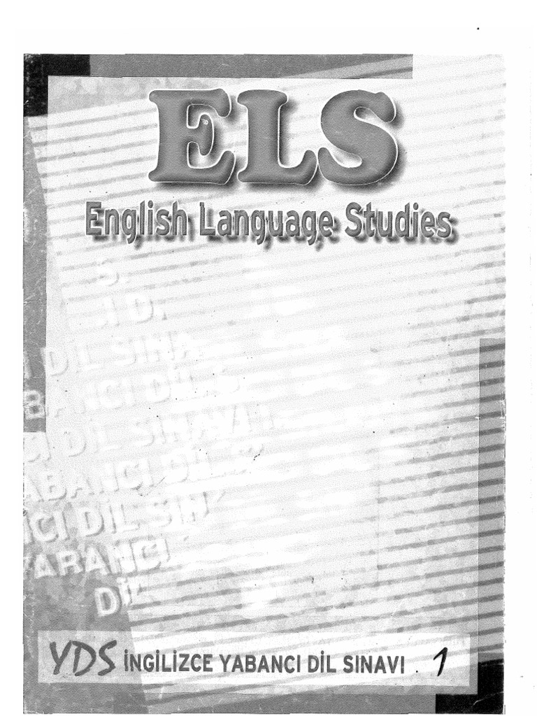 ELS 1 (The English Verb Tenses) | PDF | Foreign Language Studies