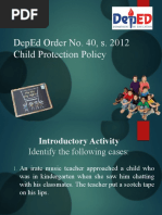DepEd Child Protection Policy Booklet | PDF | Child Protection ...