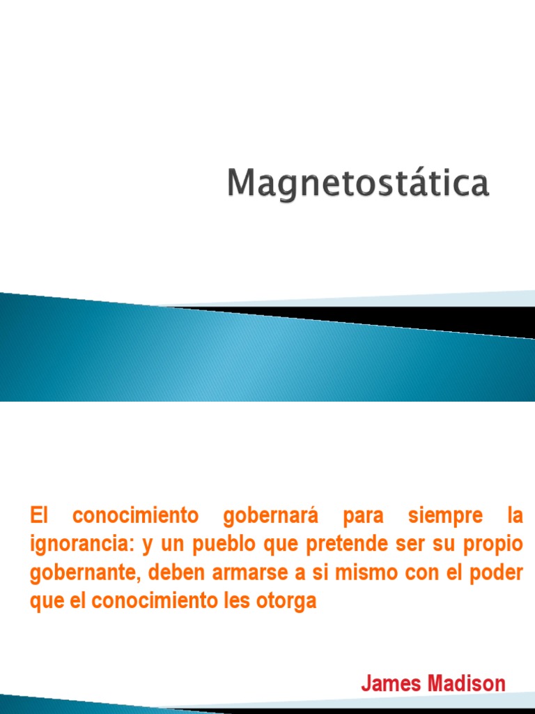 03 Magnetostática | PDF | Campo magnético | Inductancia
