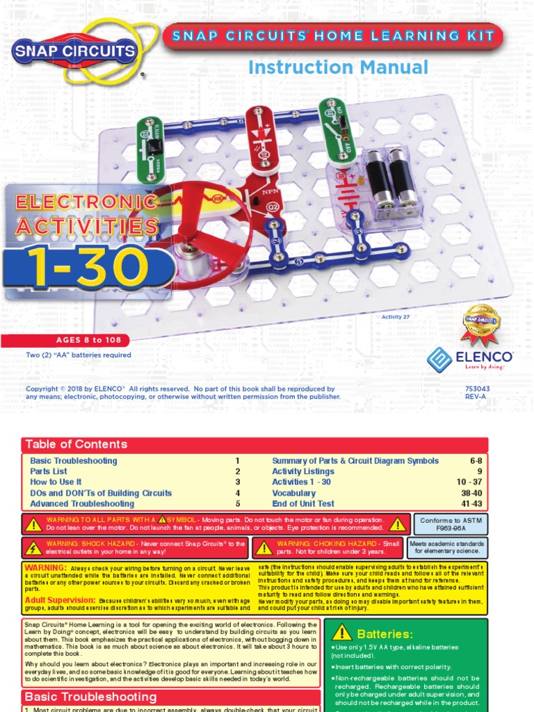 Snap Circuit Home | PDF | Switch | Telegraphy