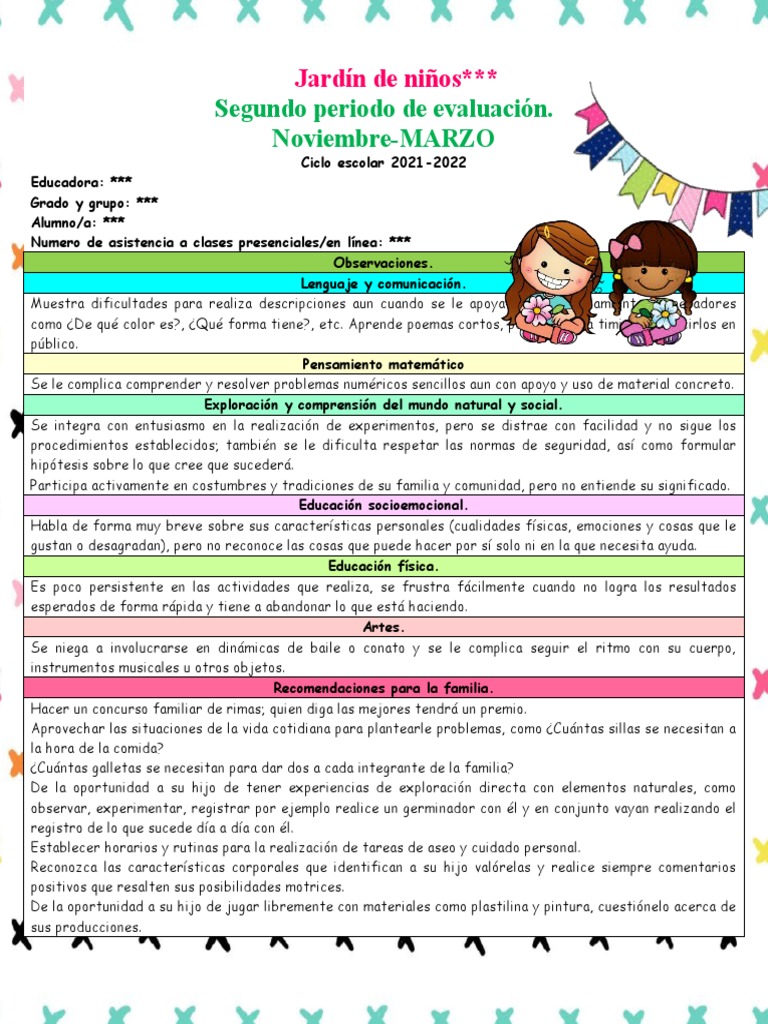 Segundo Momento de Evaluacion-Reportes Oficiales - Nivel Bajo | PDF ...