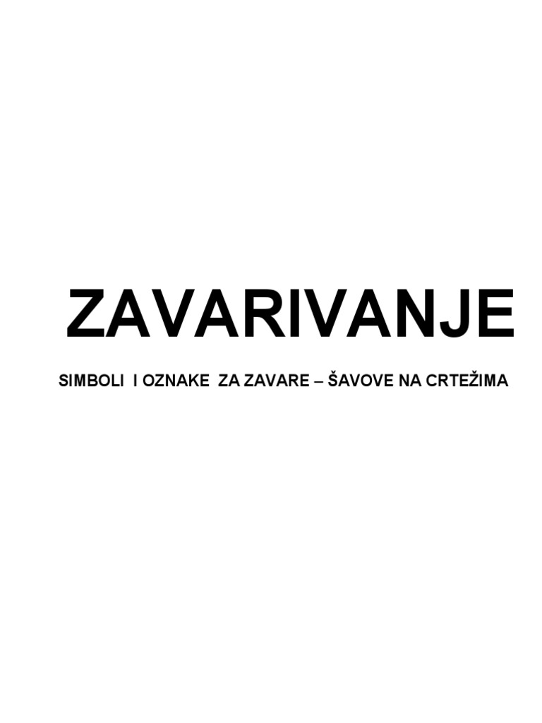 SimboliNaCrtezima Zavar | PDF