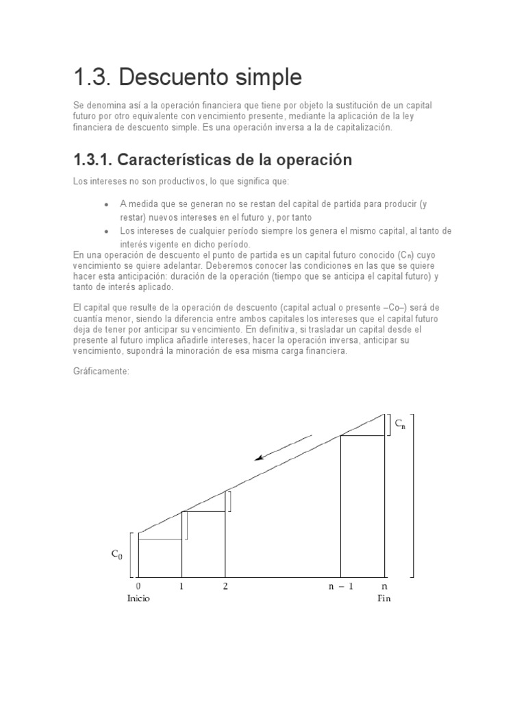 Descuento Simple Racional y Comercial | PDF | Matemáticas