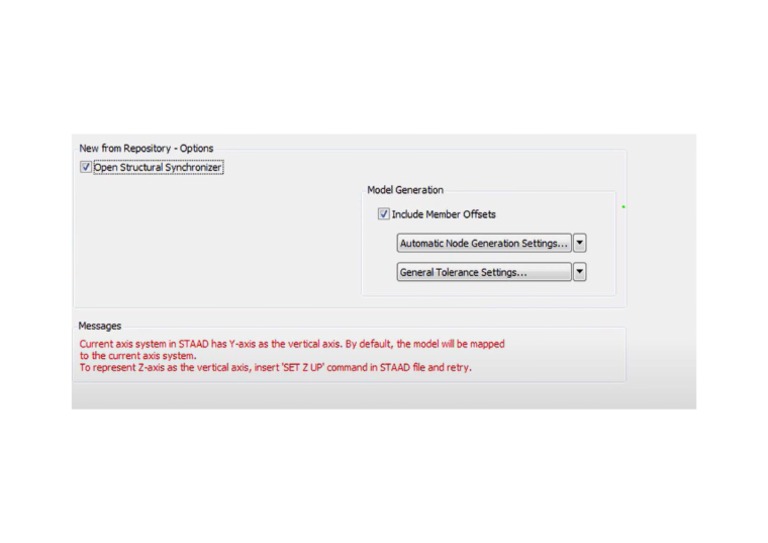 Staad Pro Z Axis Vertical Settings | PDF