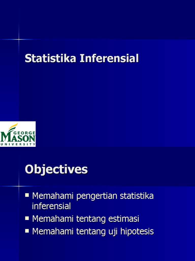 Statistika Inferensial | PDF | Metode & Bahan Ajar | Pengembangan Diri