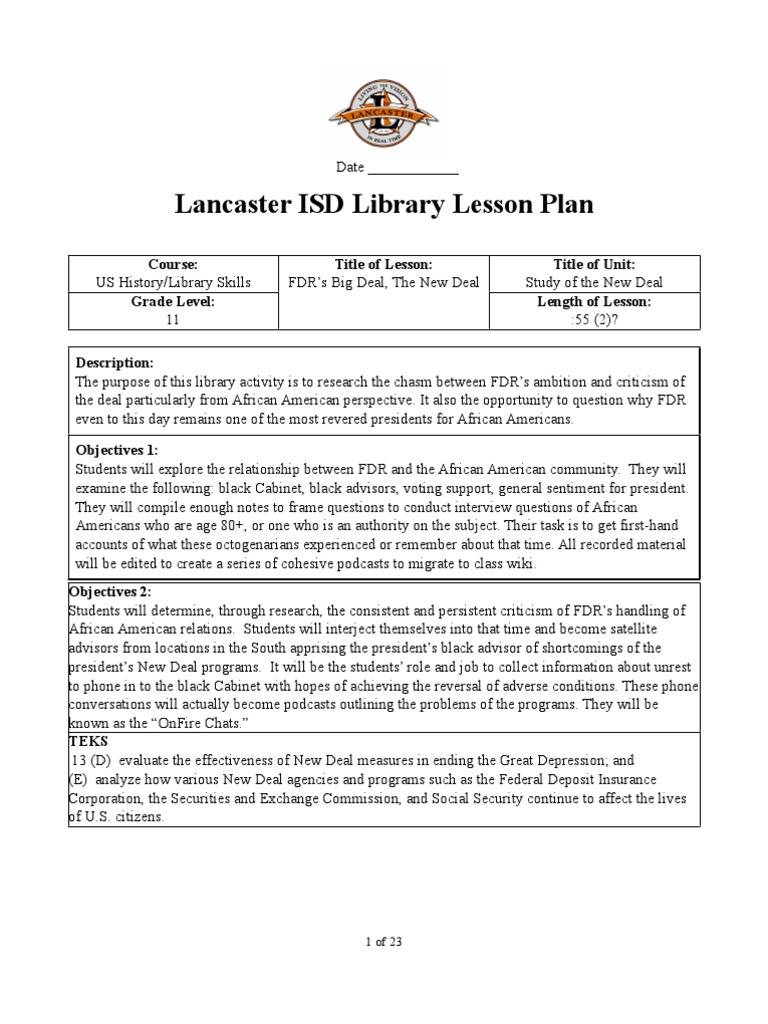 Final Project.921 Revised | PDF | Educational Assessment | Librarian