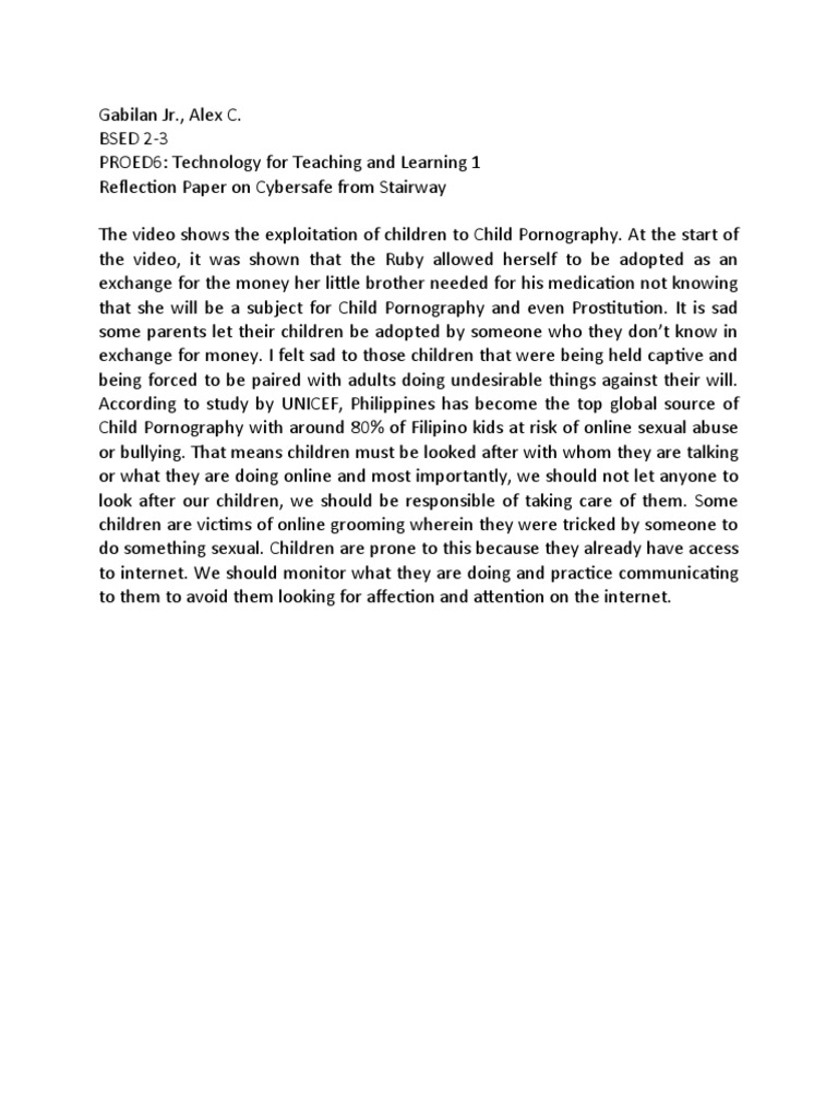 Gabilan Reflection CyberSafe | PDF