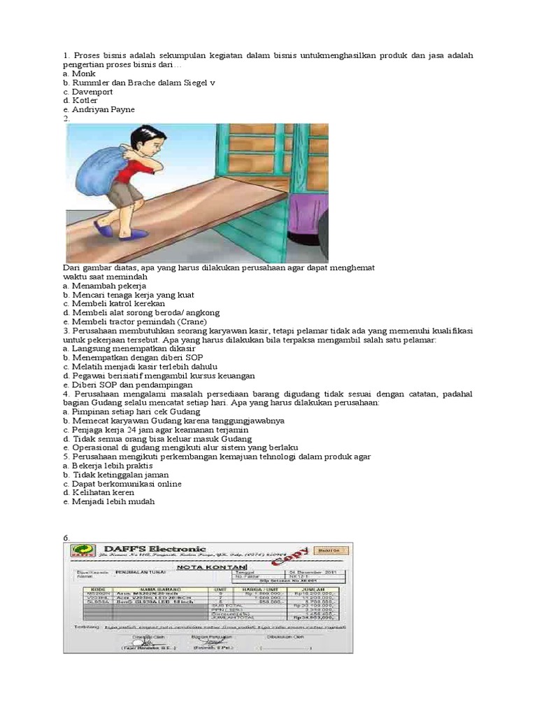 Soal Latihan DS Program Akl | PDF | Bisnis | Pengelolaan Keuangan & Uang