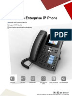 Fanvil X4U Enterprise IP Phone Specs | PDF | Data Transmission ...
