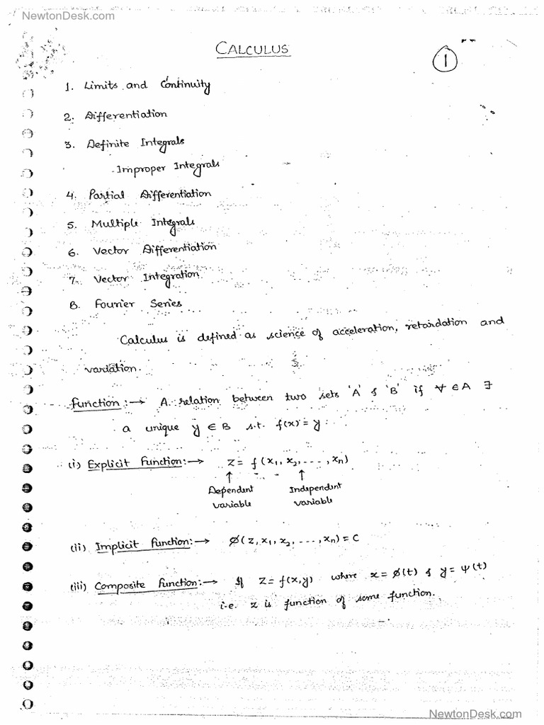 Calculus | PDF